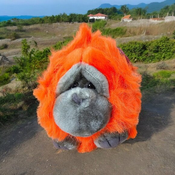 SWIBCO | Toys | Vintage 9s Puffkins Orange Orangutan Plush By Swibco ...